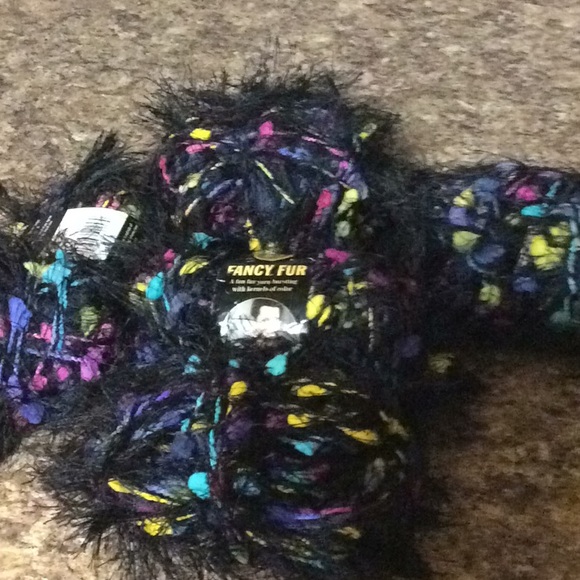 Office | Lion Brand Fancy Fur Yarn | Poshmark